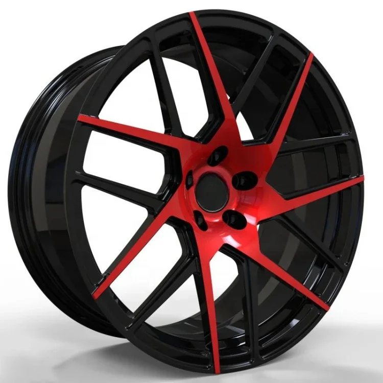 Absolutely-Amazing-Design-5x112-5x120-5x130-rims-black-red-custom-alloy ...