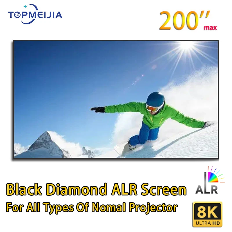 135-inch-16-9-3D-4K-Black-diamond-Narrow-Fixed-Frame-Projection-screens ...