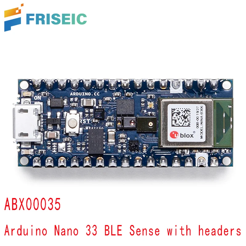ABX00035-Arduino-Nano-33-BLE-Sense-con-cabeceros-Placa-de-desarrollo ...