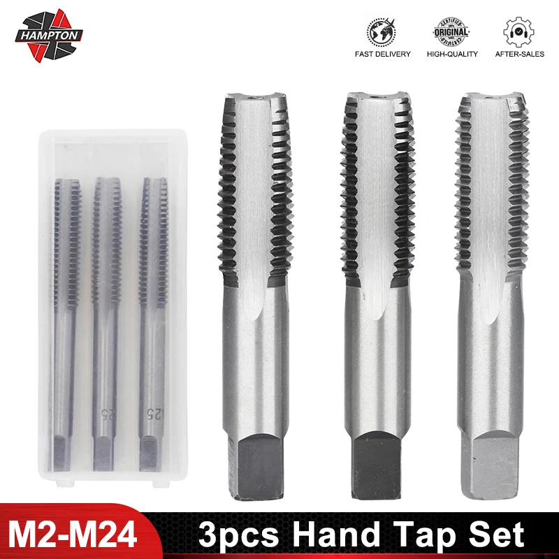 3pcs-HSS-Machine-Thread-Screw-Taps-M2-M24-Straight-Fluted-Screw-Thread ...
