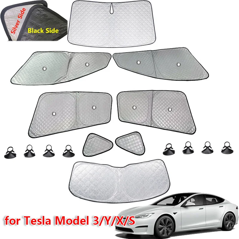 for-Tesla-Model-3-Highland-2024-Model-Y-S-X-2023-Sunshade-Front-Side ...