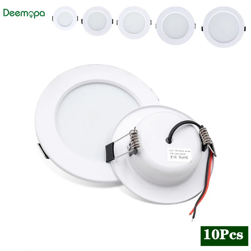 10Pcs-Lot-LED-Downlight-Recessed-Ceiling-Lamp-DC12V-24V-5W-9W-12W-15W ...