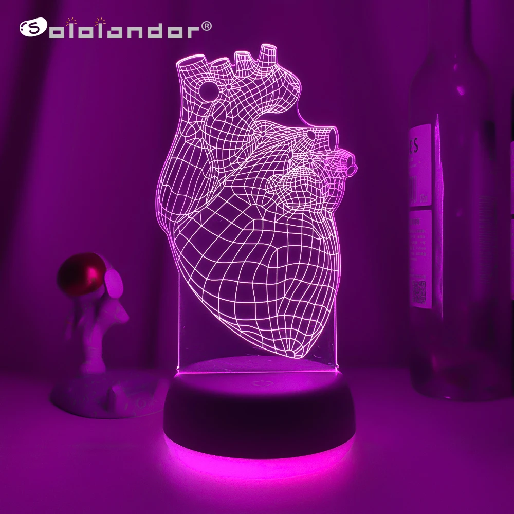 Acrylic-Led-Night-Light-Heart-PNL-for-Bedroom-Decoration-Color-Changing ...