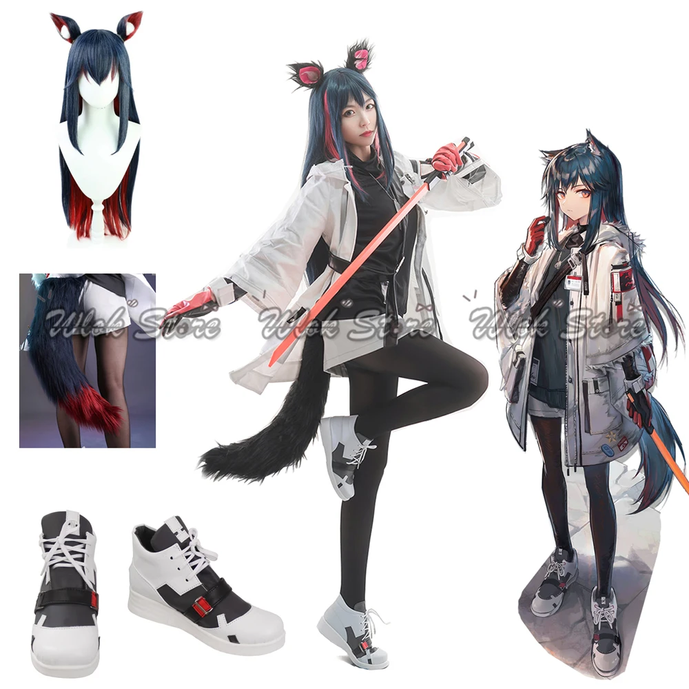 Game Arknights Texas Cosplay Costume Jacket Men Women Halloween Costume ...