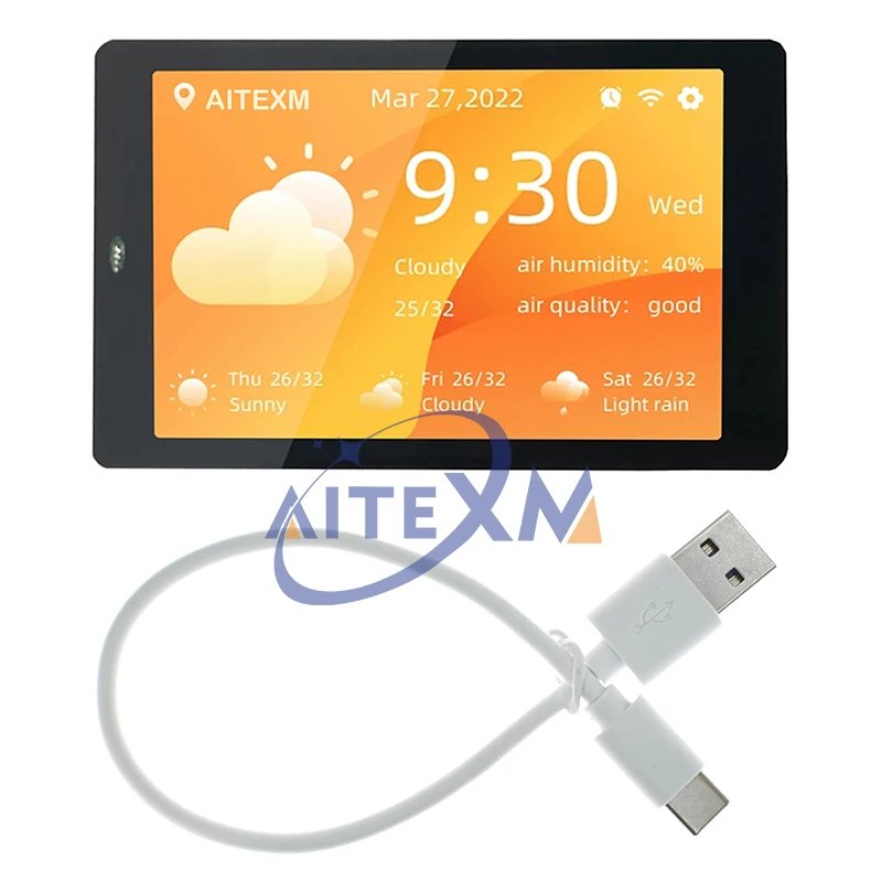 1PCS ESP32 Development Board WT32 SC01 PLUS With 3.5 inch 320X480 ...