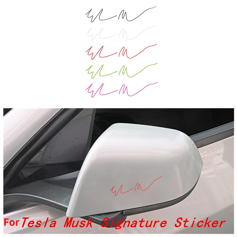 2022 Model3 for Tesla Model Y 3 X S Accessories Creative Car Stickers ...