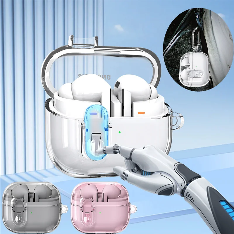 Shockproof-Transparent-Case-For-Samsung-Galaxy-Buds-3-Buds-3-Pro-Cover ...