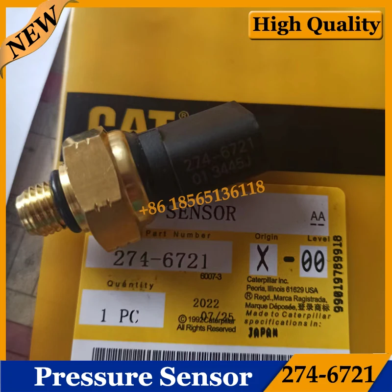 274-6721 2746721 High Quality Pressure Sensor Switch for Caterpillar ...