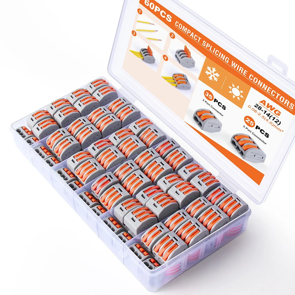 60-wire-connector-lever-nut-combination-package-2-3-4-5-port-compact ...