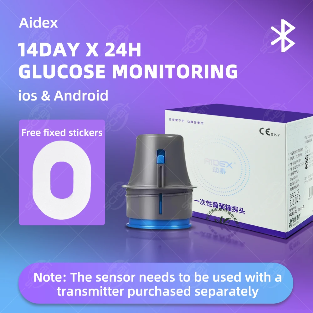Sensor Aidex Compatible con iOS/Android, Compartición Remota de Datos ...