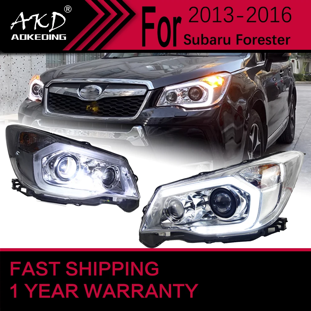 Car-Lights-for-Subaru-Forester-LED-Headlight-2013-2016-Forester-Lamp ...