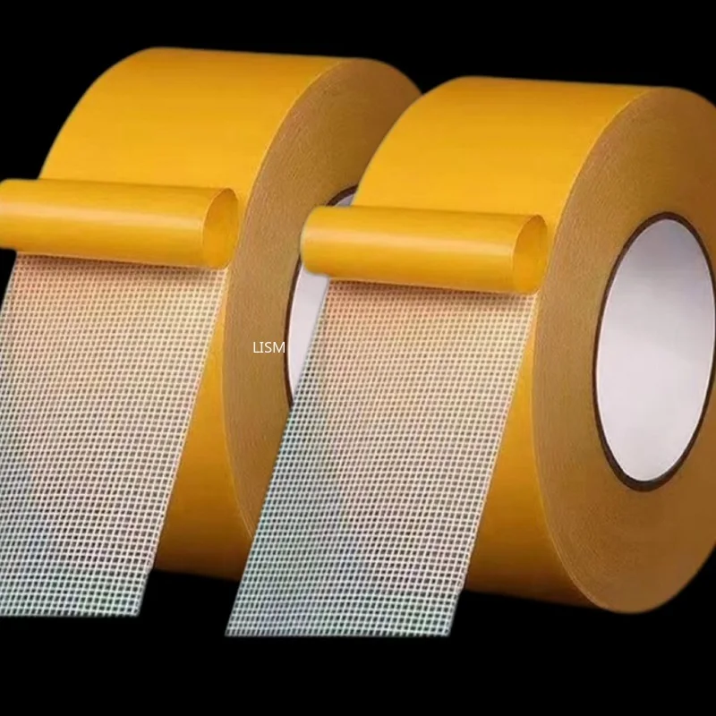 5-10-20m-Strong-Fixation-Double-Sided-Tape-Heavy-Duty-Translucent-Mesh ...