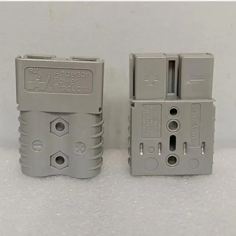 정품 앤더슨 커넥터 SB120 120A SB120 SB120A, 600V 하우징 전용, 회색 6810G1, 10 개|케이블 ...
