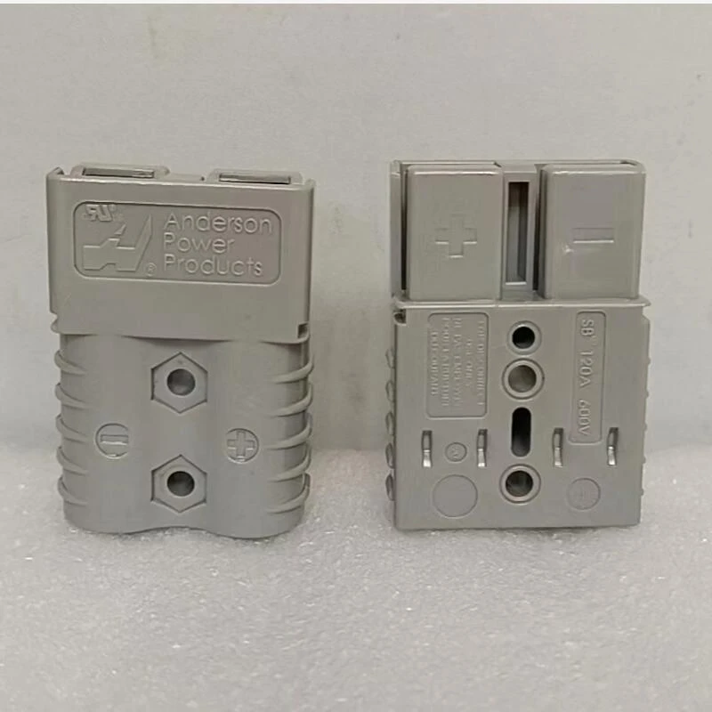 정품 앤더슨 커넥터 SB120 120A SB120 SB120A, 600V 하우징 전용, 회색 6810G1, 10 개|케이블 ...