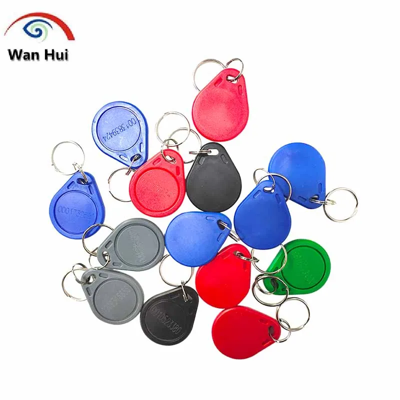 5-10Pcs-EM4100-125khz-RFID-Tag-TK4100-Chip-Key-Fob-Keychain-Token-Ring ...