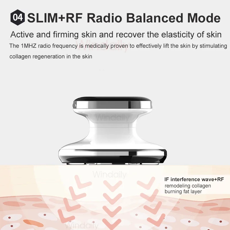EMS & RF Radio Frequency Body Slimming Machine Fat Burner Slim Shaping ...