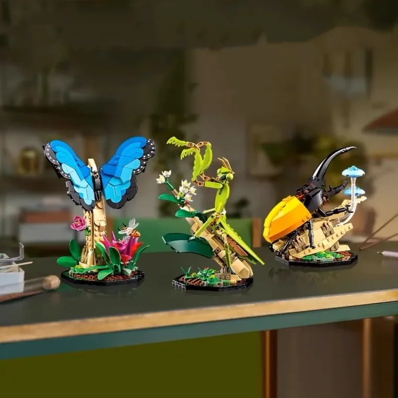 Creative-Insect-Mantis-Building-Blocks-Toys-Butterfly-Animals-Blocks ...