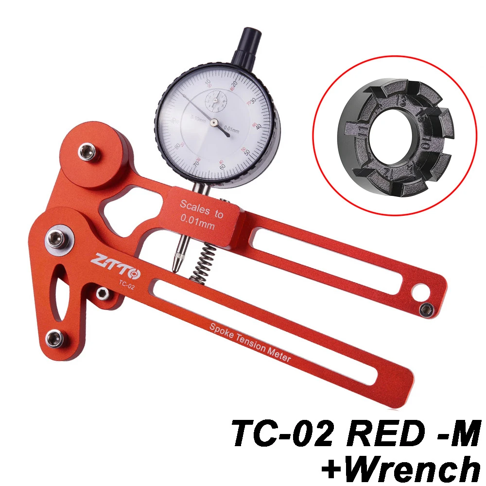 Ztto-電子自転車張力計、マウンテンバイクホイールスポークチェッカー
