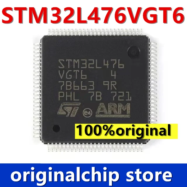 100% Original Stock STM32L476VGT6 STM32L476VGT6TR LQFP 100 Microcontroller chip|Integrated ...