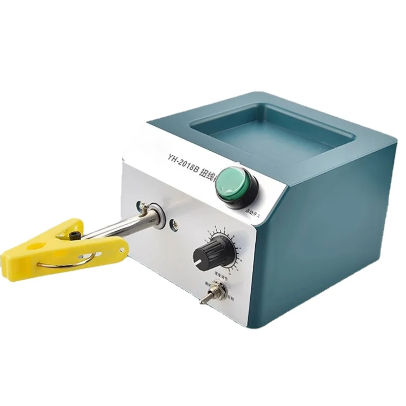 Electric-Twisting-Machine-Adjustable-Speed-Pedal-Shielded-Wire-Braided ...