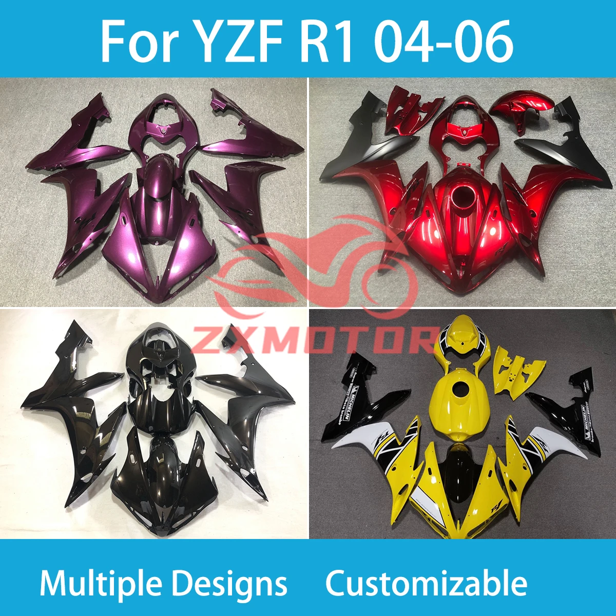 YZF-R1-2004-2005-2006-Cool-Fairings-for-Yamaha-YZF-R-1-04-05-06 ...