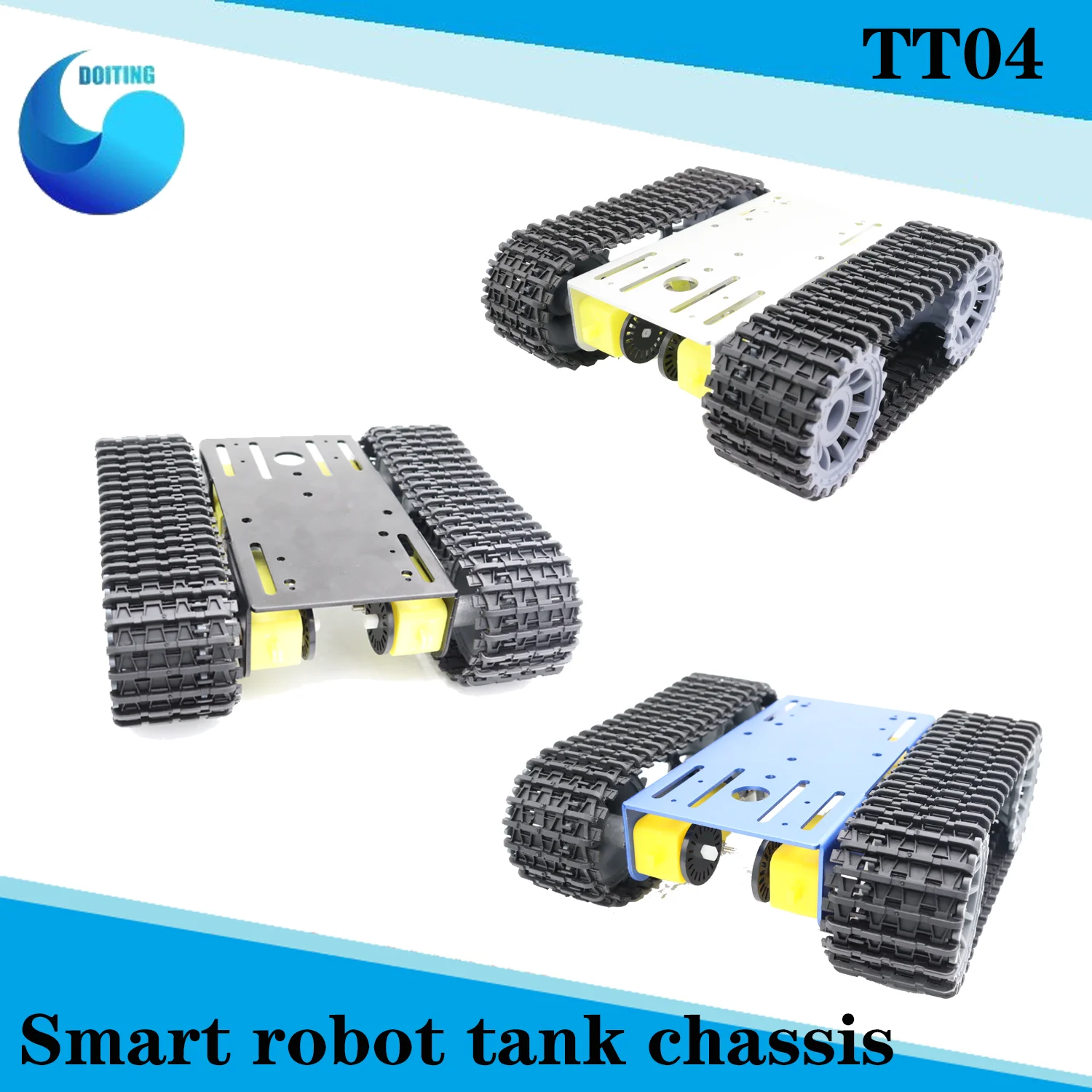 Robot Tracked Tank Car Chassis with 4PCS TT DC Motor Robotic ...