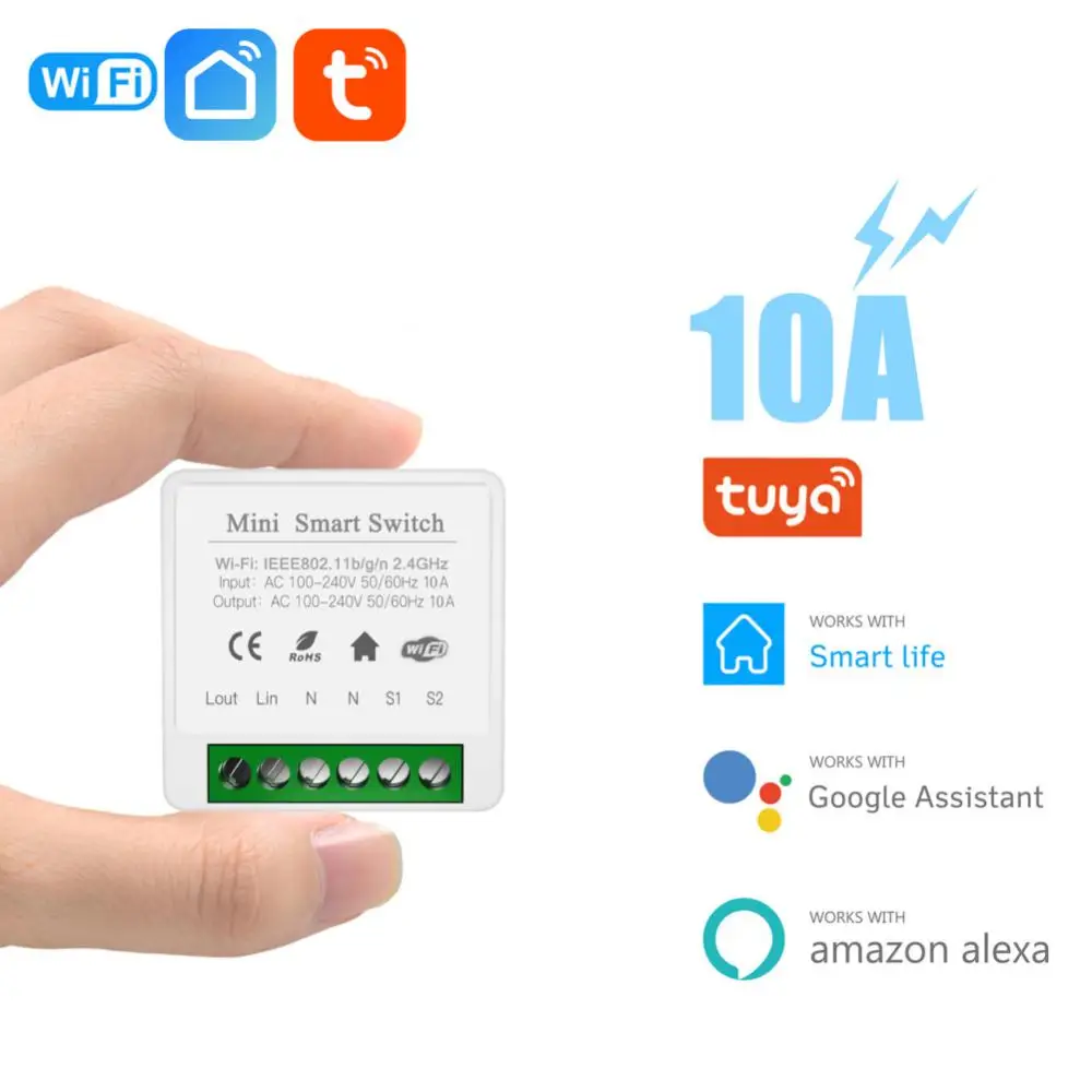 Wifi Időzítő Diy Smart Switch Home Automation Breaker Module 10A ...