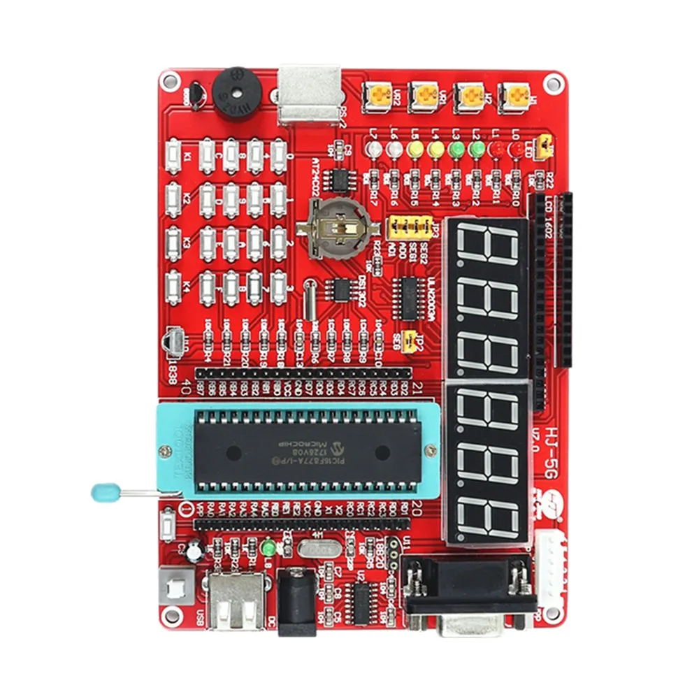 Placa De Aprendizagem Desenvolvimento Pic Usb Programável Mcu Controlador Sistema Módulo Placa ...