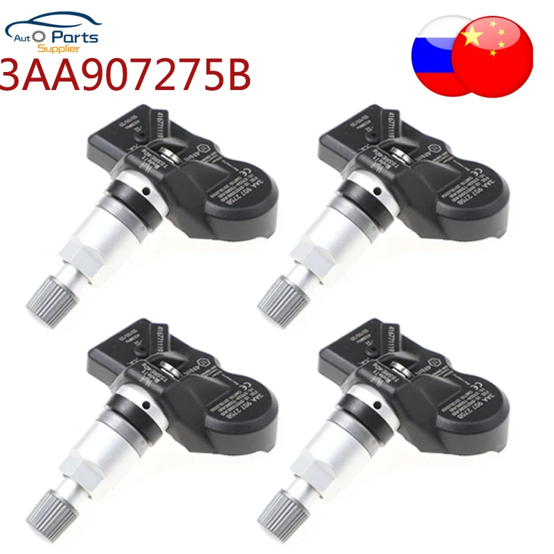 4pcs-Tyre-Pressure-Sensor-3AA907275-FOR-2008-2018-VOLKSWAGEN-PASSAT-CC ...