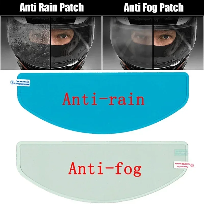 Motorcycle-Helmet-Clear-Anti-Fog-Rainproof-Film-Helmet-Lens-Durable ...