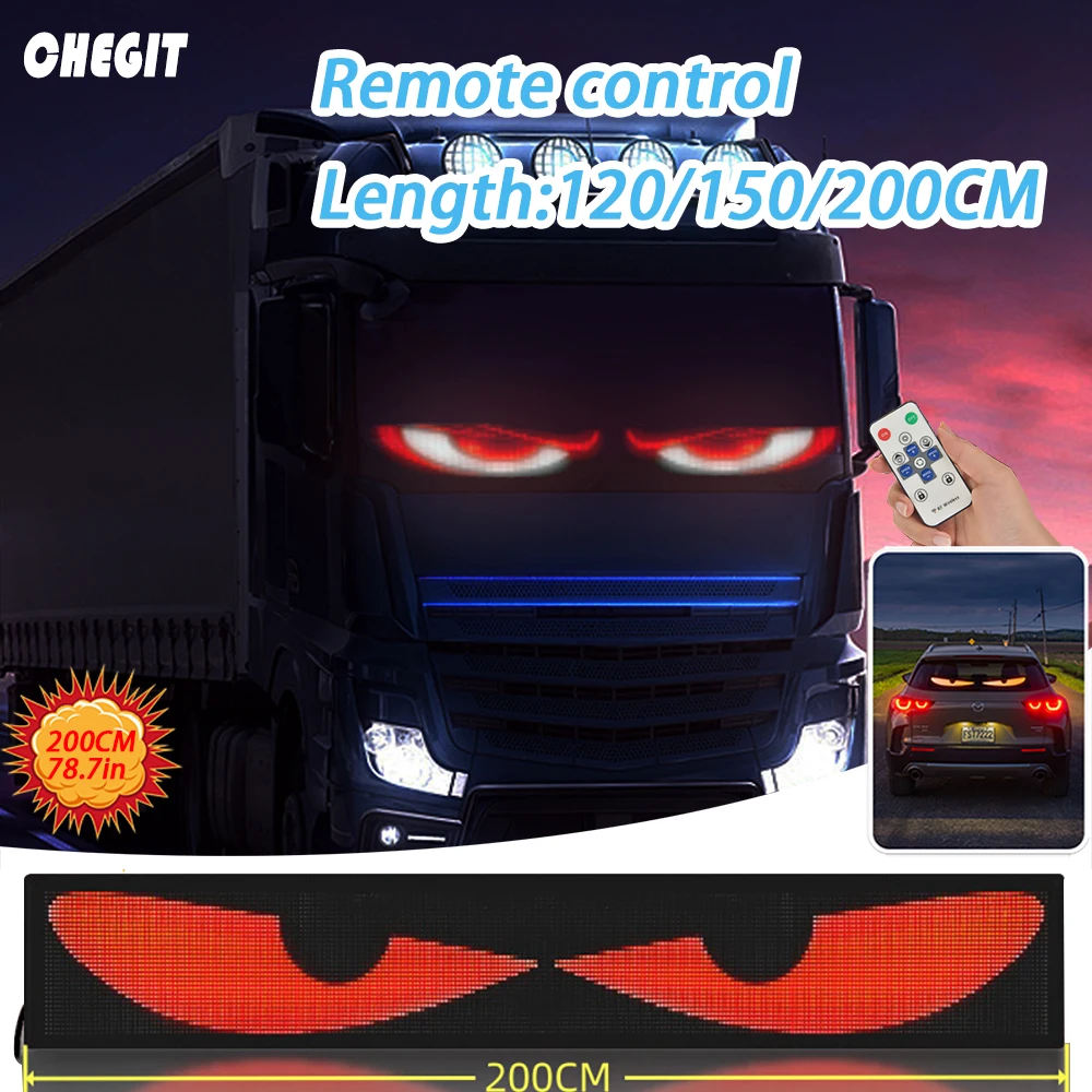 Devil-s-Eye-Truck-Windshield-Remote-Control-Flexible-Led-Eye-Animation ...