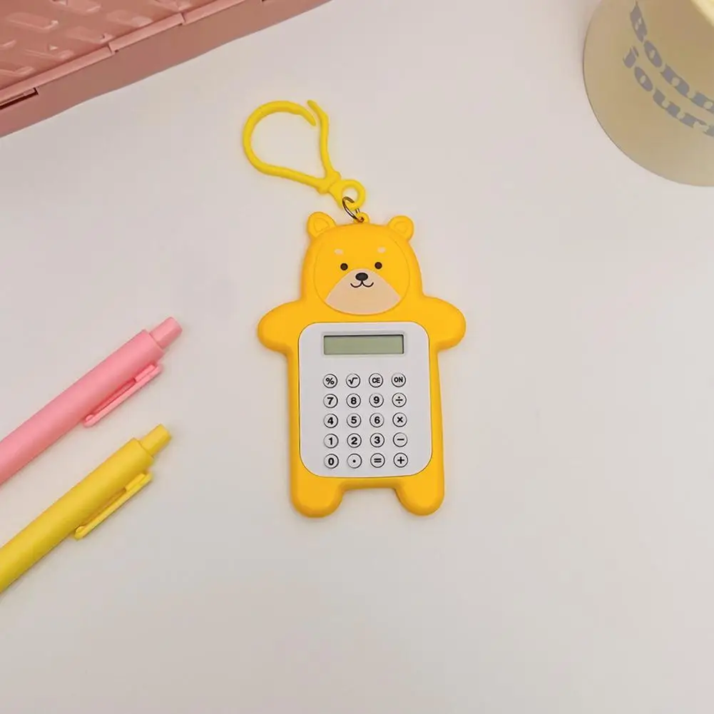 School Supplies Calculator Battery Powered Counting Creative Cute Bear ...