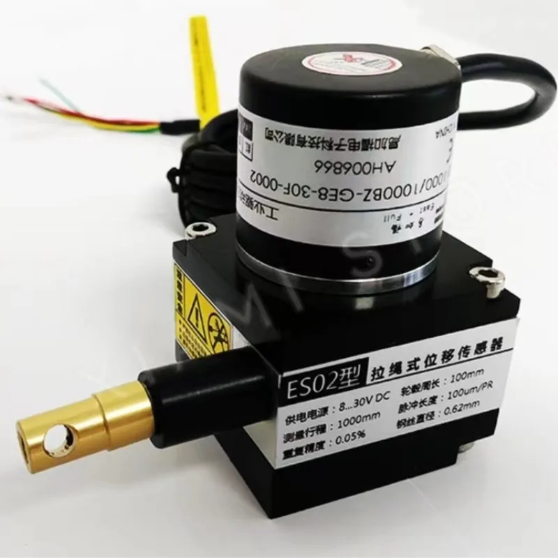 Pull wire displacement Pull rope sensor Pull wire Drawstring encoder ...
