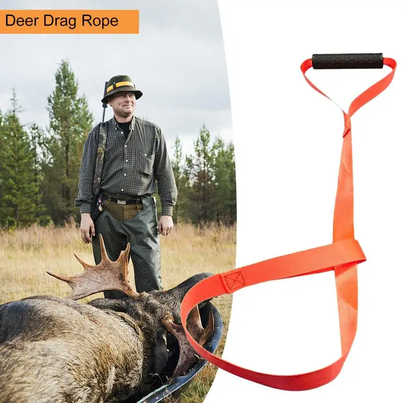 Deer-Drag-Harness-Durable-Hunting-Deer-Belt-With-Handle-Portable-Puller ...