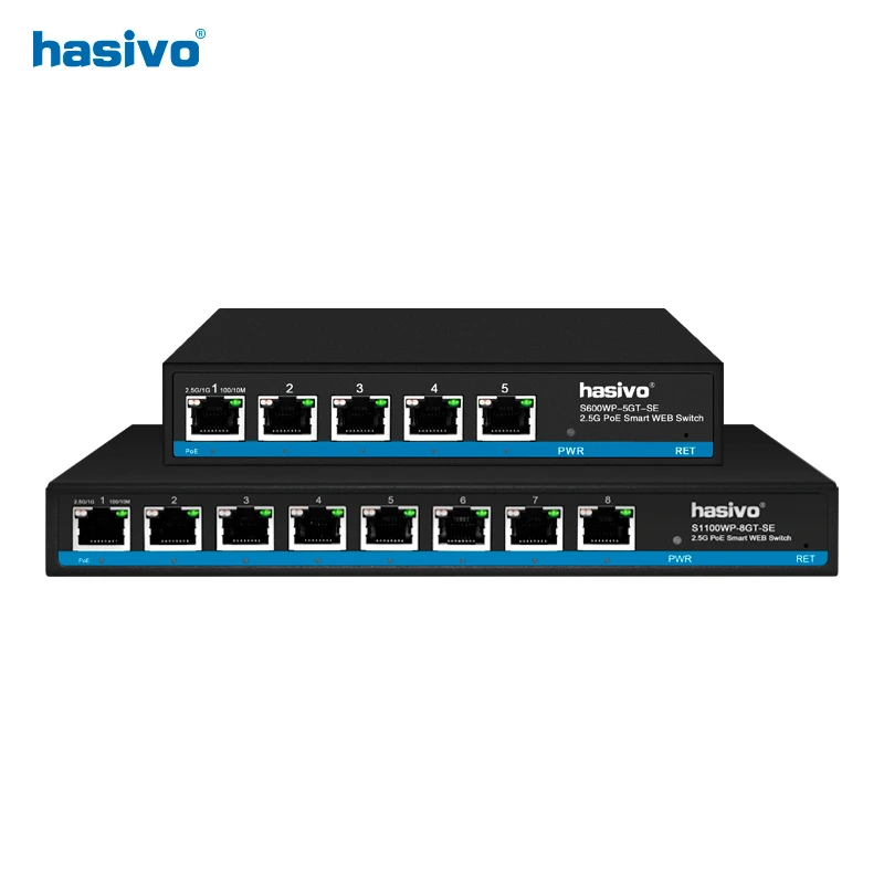 5 or 8 Port L2 Web Managed 2.5Gps PoE Or None PoE Switch| | - AliExpress