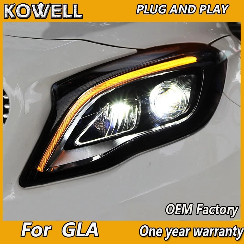Car-Styling-for-Mercedes-GLA-Headlight-2016-2019-GLA-Headlight-GLA200 ...