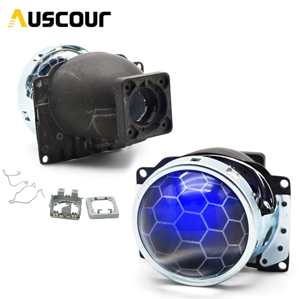 3 inch Honeycomb Style Q5 Koito Projector Lens HID Bi-xenon LHD for D1S ...