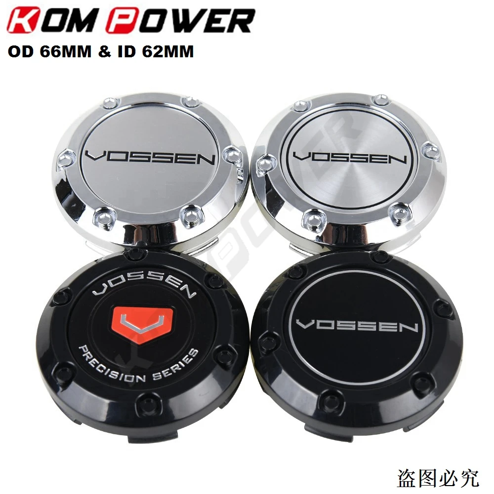 4PCS-OD-66MM-ID-62MM-Sport-Center-Cap-VOSSEN-Logo-Sticker-Wheel-Hub-Cap ...