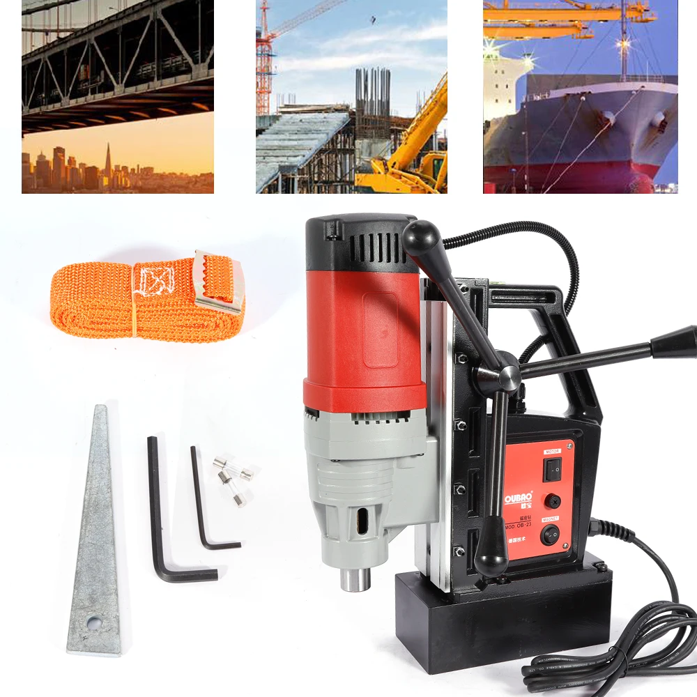 1400W-Industri-le-Magnetische-Boormachine-Metalen-Boormachine-Persset ...