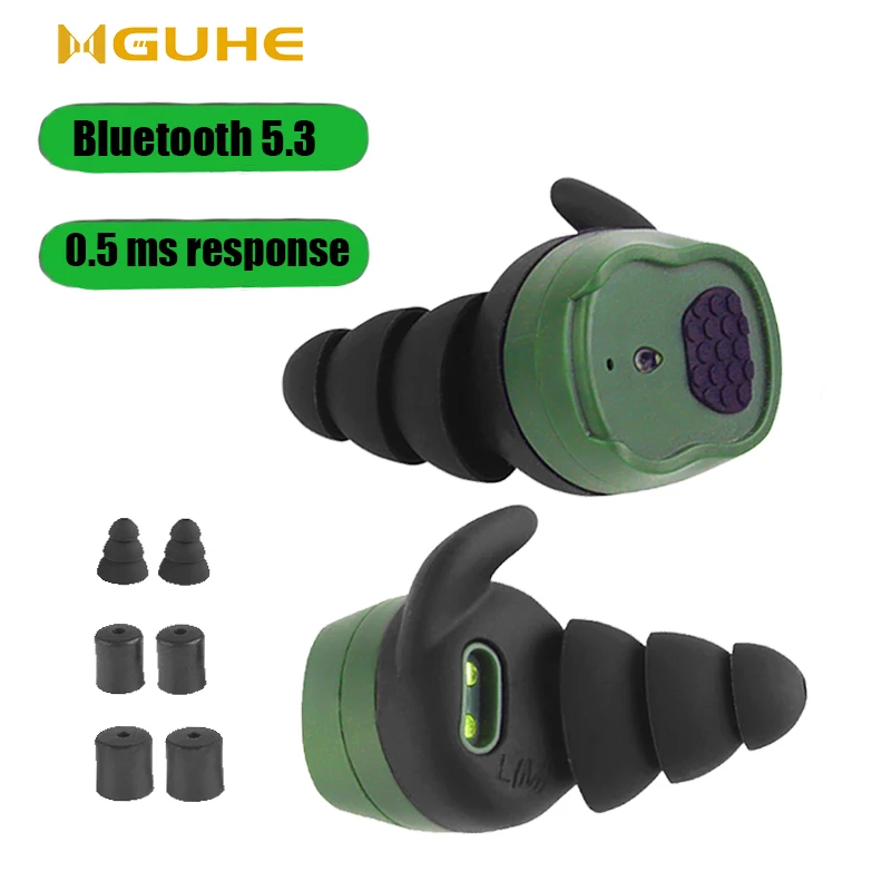 Tactical-Bluetooth-Earbuds-Shooting-Headphones-Electronic-Hearing ...