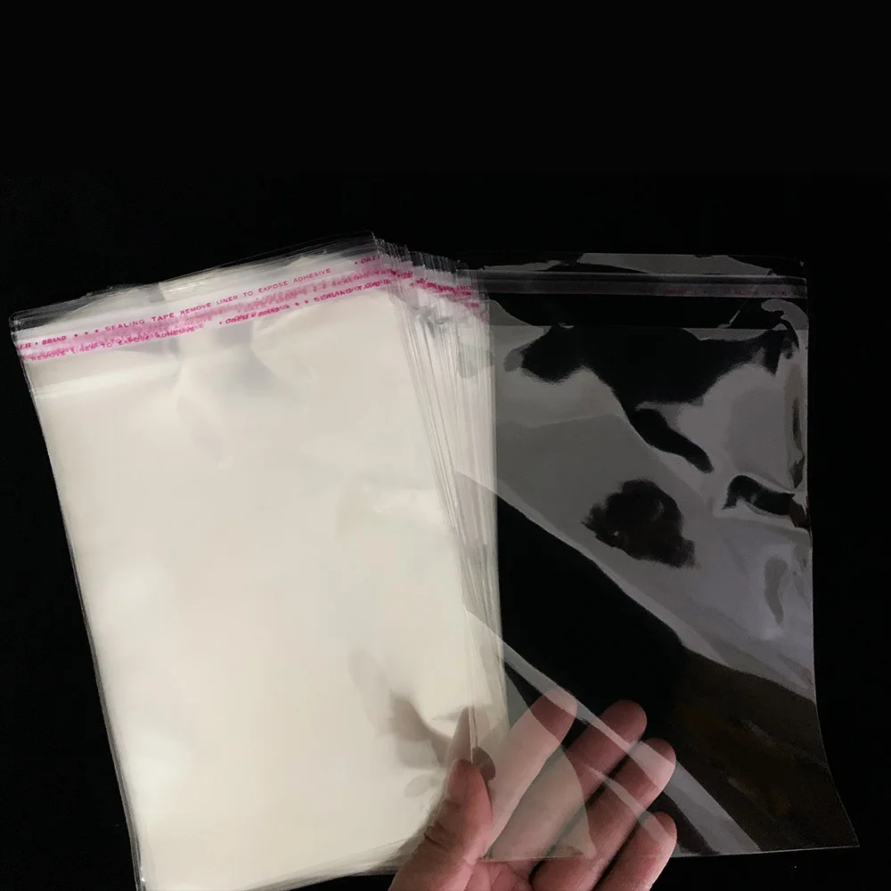 500pcs-High-Clear-Self-Adhesive-Seal-OPP-Bags-Transparent-Glue-Tape ...