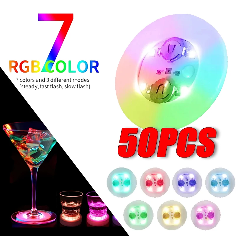 5-50PCS-LED-Coaster-Light-Cocktail-Drink-Lighted-Coaster-Bar-KTV ...