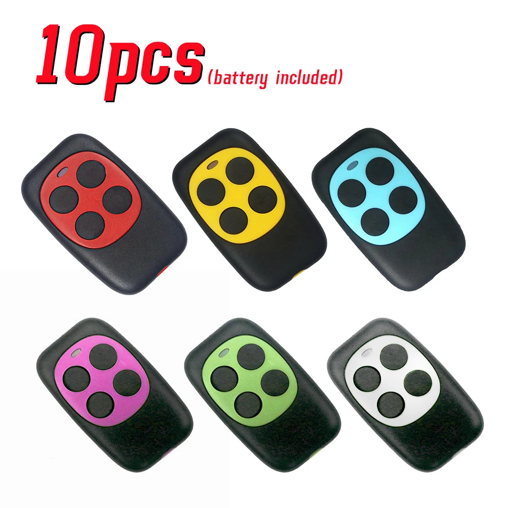 10pcs 433mhz Copy Remote Control 4CH Electric Garage Door Opener Duplicator Clone Cloning Code ...