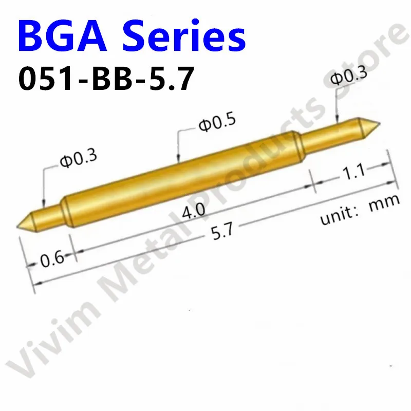 100pcs-Double-ended-Test-Needle-Test-Probe-BGA-Semiconductor-Probe-051 ...