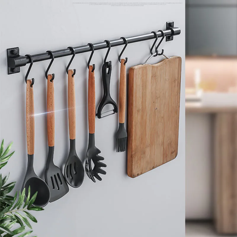 Wall-Hanging-Hook-Storage-Rack-6-Hooks-Kitchen-Kitchenware-Towel-Hook ...