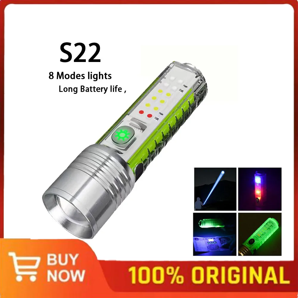 S22-Portable-LED-Flashlight-8Modes-Lights-1500mAh-Long-Battery-Life ...