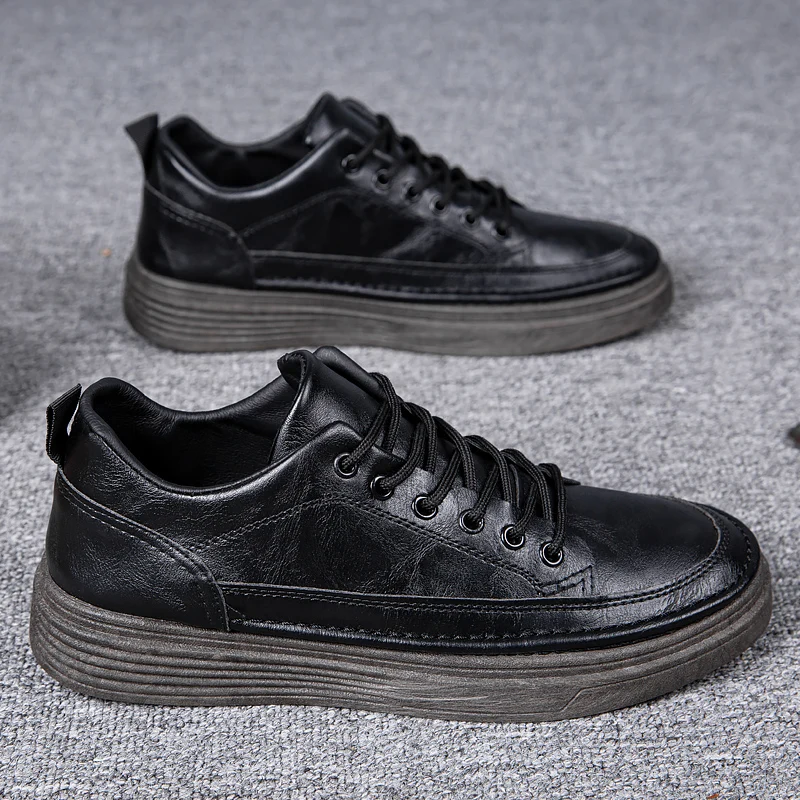 Autumn-Spring-Retro-Men-Leather-Shoes-Fashion-Leisure-Woking-Soft ...