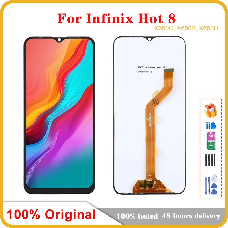 Original-LCD-For-Infinix-Hot-8-X650C-X650B-X650D-LCD-Display-Touch ...