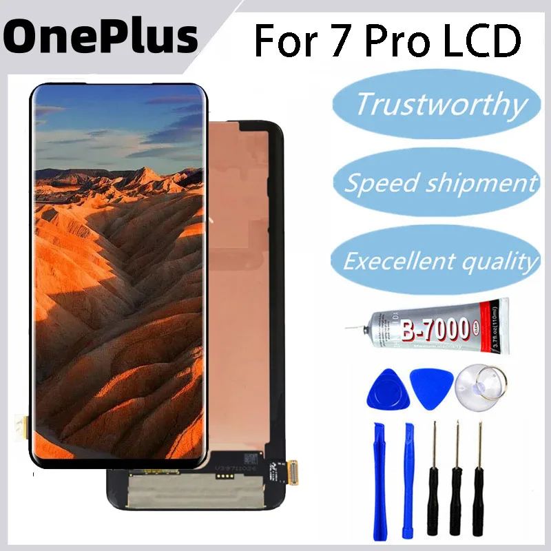 Tested-6-67-AMOLED-Display-For-One-plus-7pro-7T-pro-LCD-Display-Touch ...