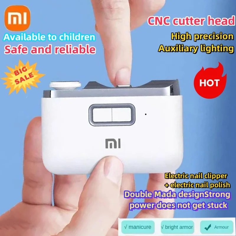 XIAOMI-corta-as-el-ctrico-inteligente-Mijia-2024-cortador-de-u-as-autom ...
